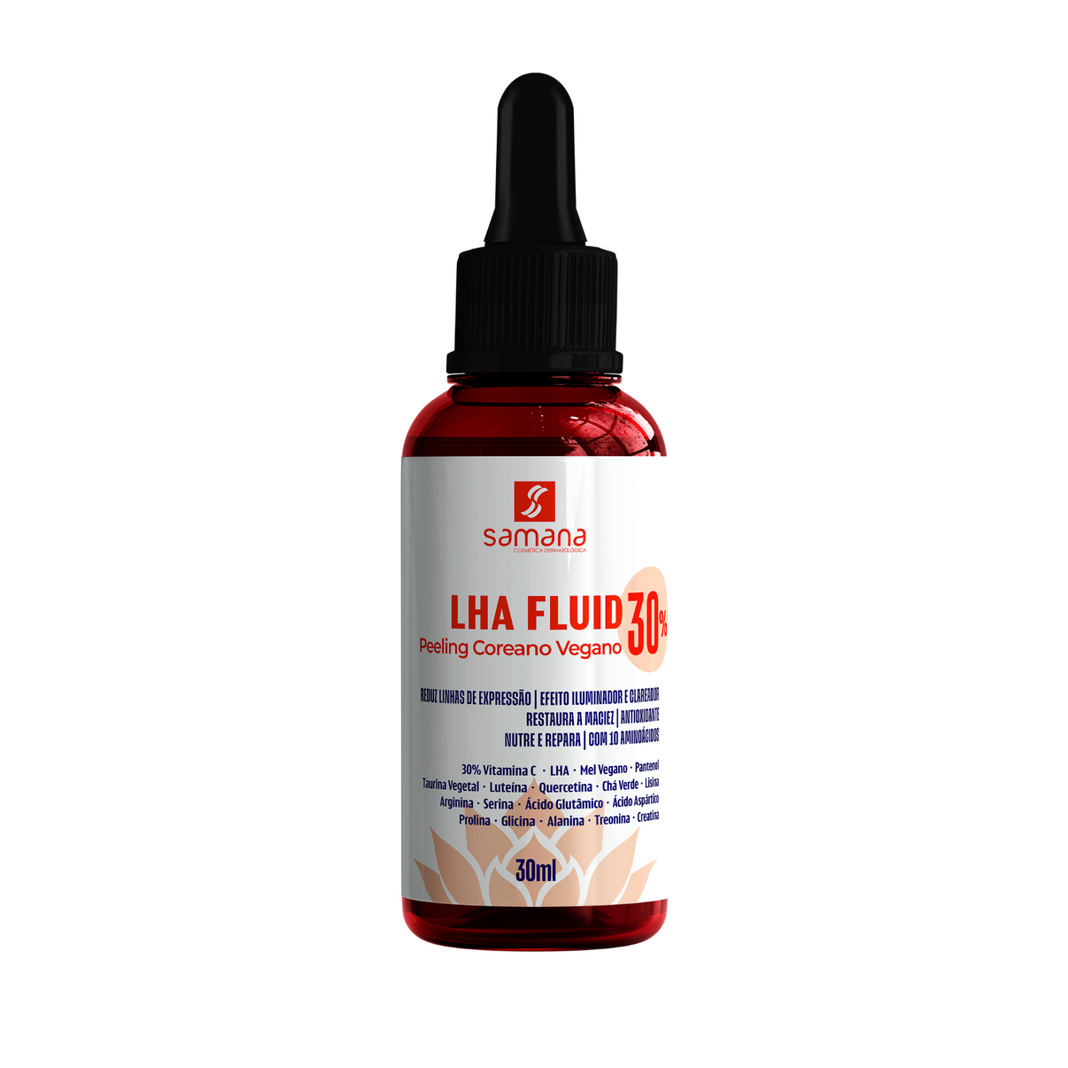 Sérum LHA Fluid Peeling Coreano Vegano 30ml – Samana